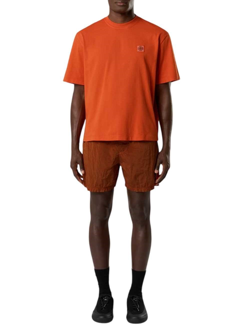 STONE ISLAND t-shirt with logo patch